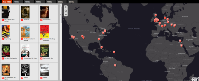 The Geography of Horror, An Interactive Map of Famous Horror Movie ...