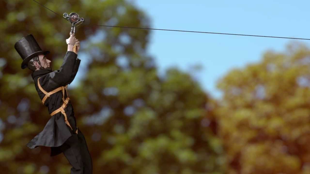 Mini Abe Lincoln's Spontaneous Fall in Illinois