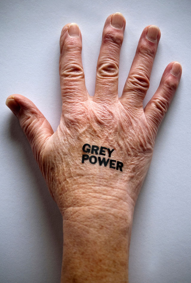 Grey Power, Kids' Drawings of Their Grandparents Recreated in Photos