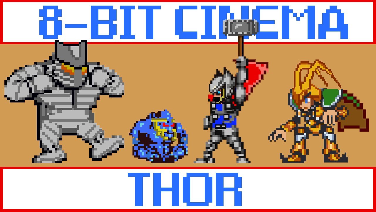 8 Bit Cinema - Thor Retold in 90 Animated Seconds