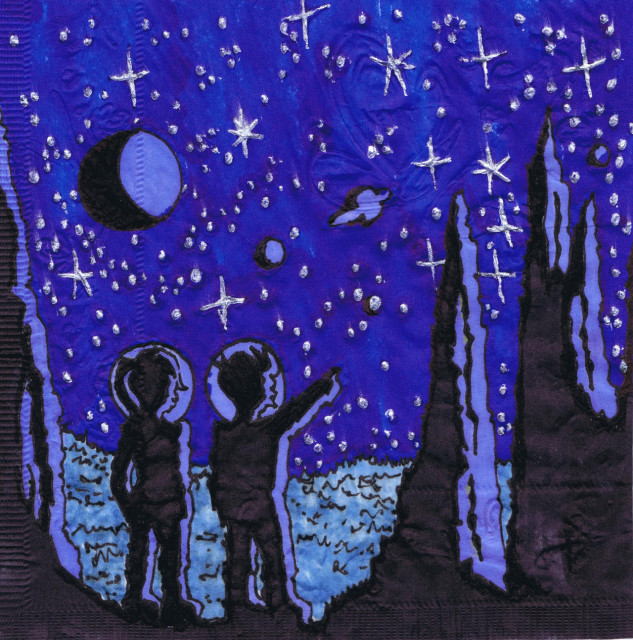 Parents Create Intricate Napkin Illustrations For Their Sons' School ...