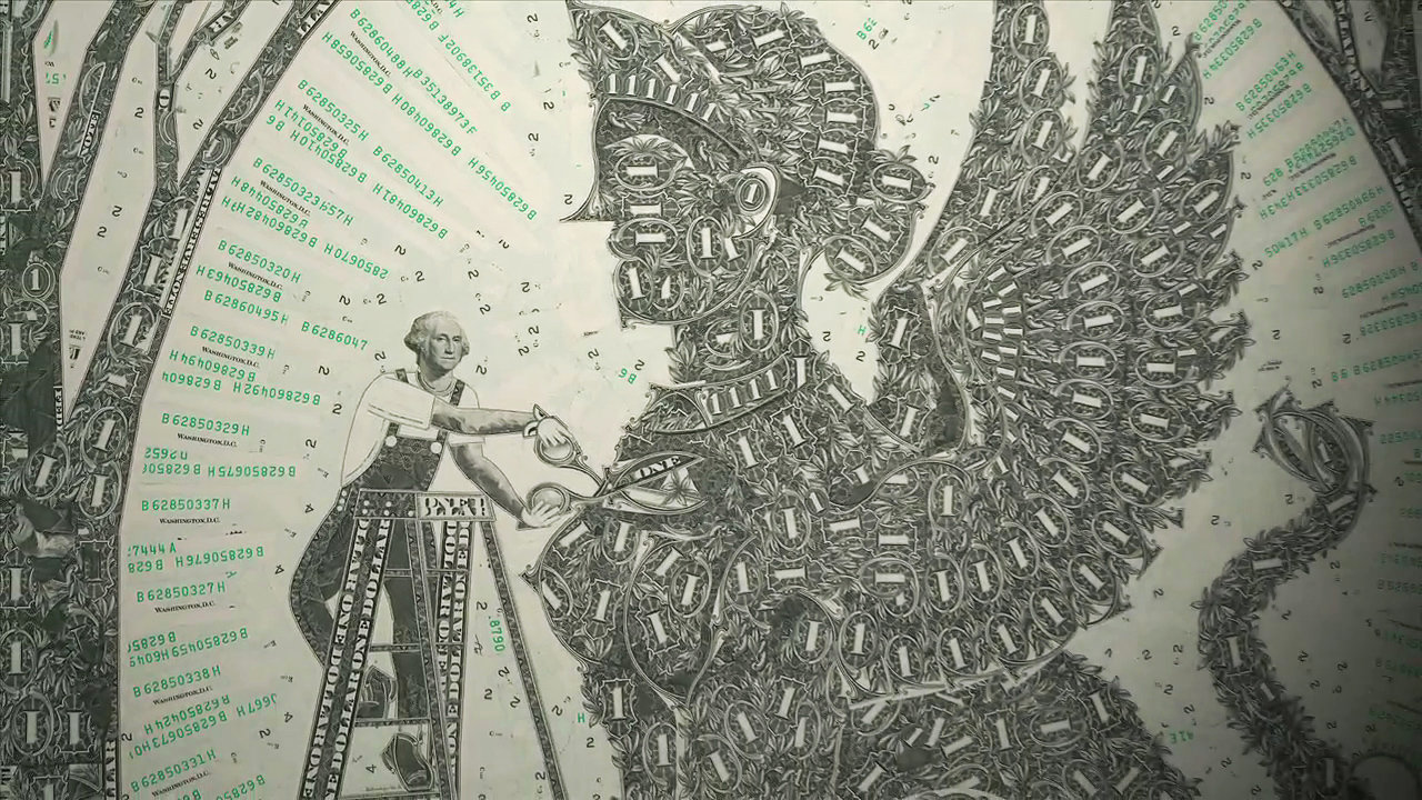 Money is Material, A Close-Up Look at the Intricate Dollar Bill ...