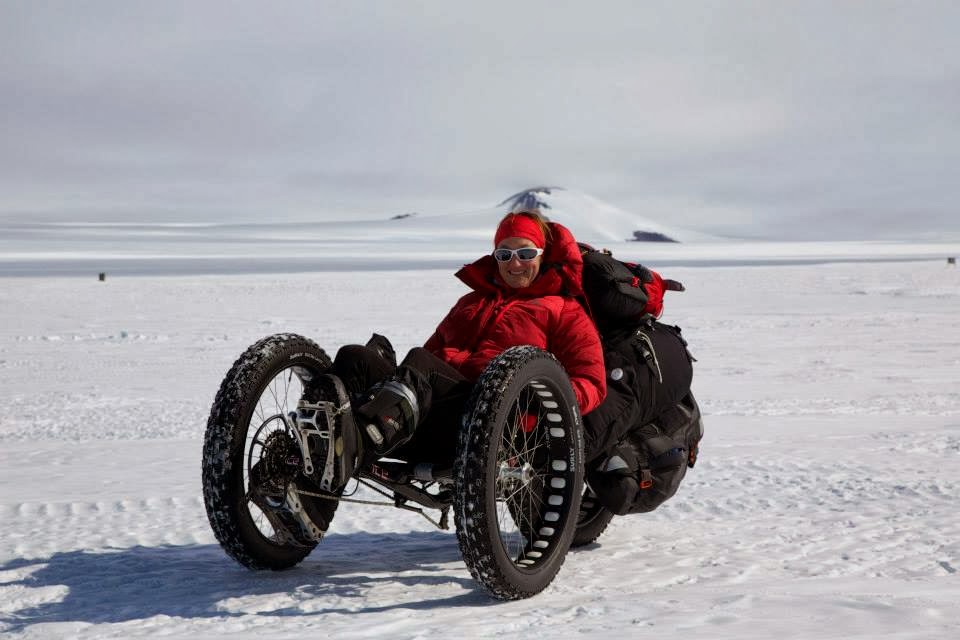 British Woman is First Person to Cycle to the South Pole