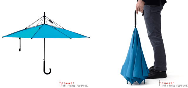 UnBRELLA, An Upside Down and Inside Out Umbrella