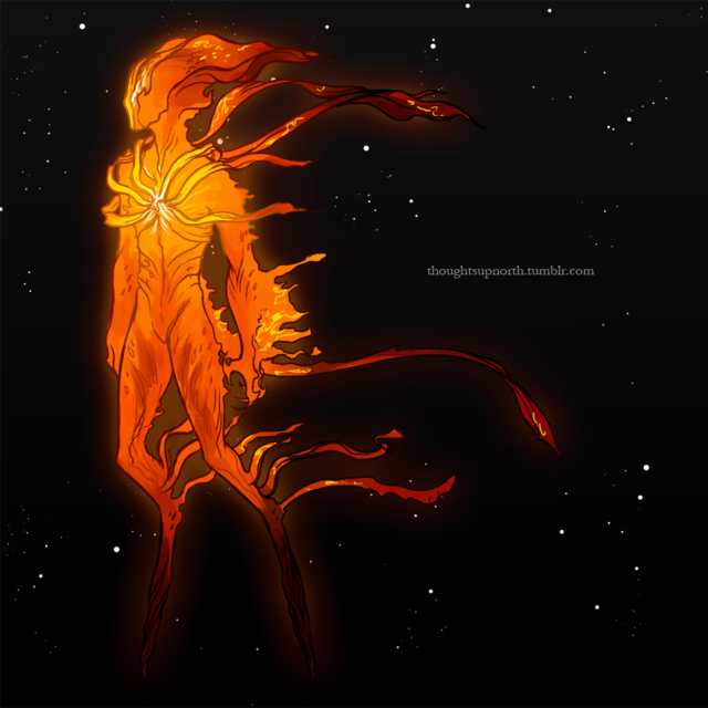 Anthropomorphized Illustrations of the Planets and the Sun