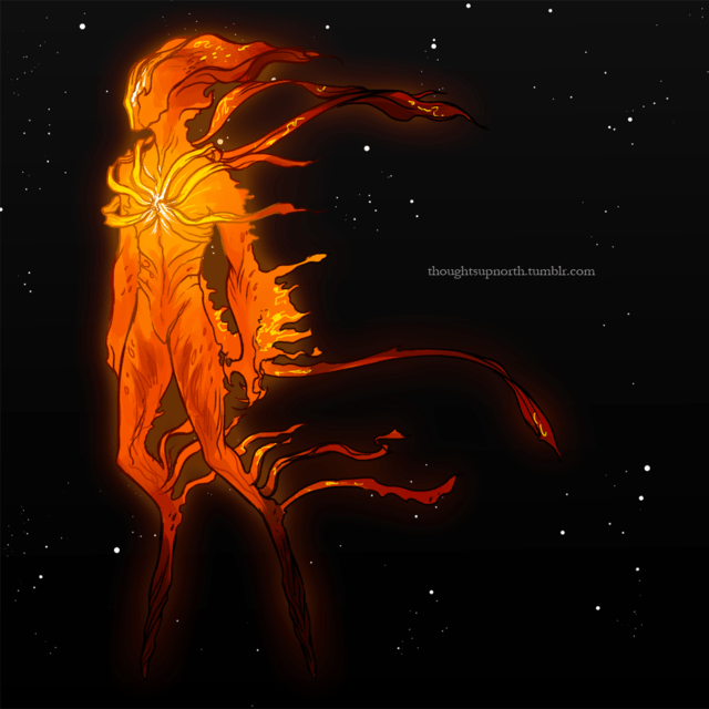 Anthropomorphized Illustrations of the Planets and the Sun