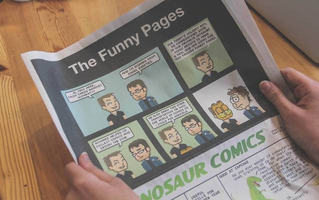 The Funny Pages, A Physical Zine of Well-Known Original Web Comics