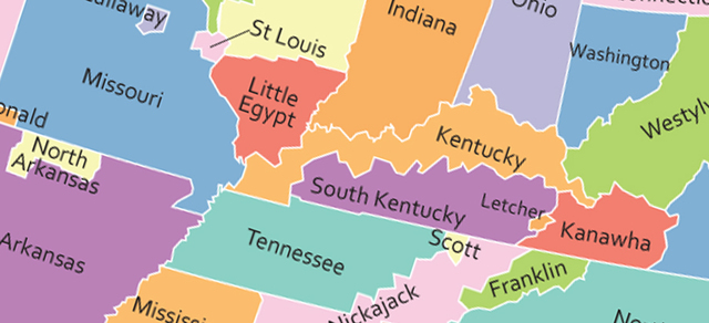 A Map of the 124 United States of America That Could Have Been