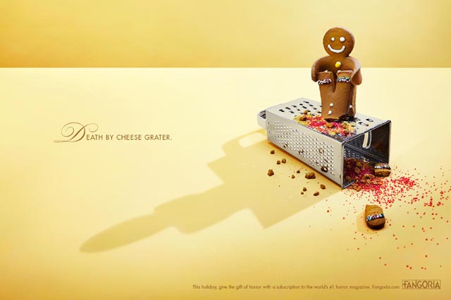 Fangoria's 'Holiday Horror' Ad Campaign Features Gingerbread Men Doing ...