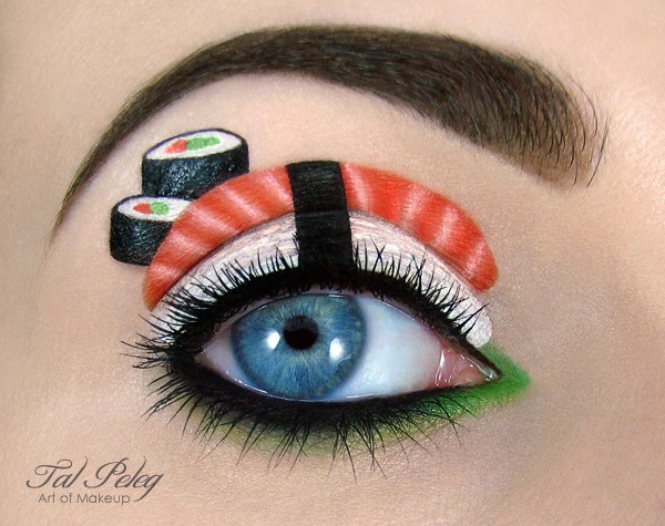 Makeup Artist Tal Peleg Creates Miniature Works of Art Using Eye Makeup