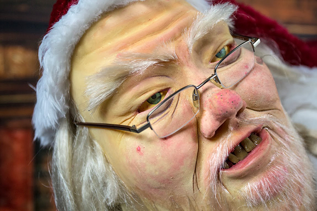 Santa the Hutt, An Obese Santa Claus Sculpture Made in the Likeness of ...