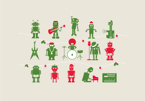 The Festive Funk Machine, A Soundboard for Making Holiday Music