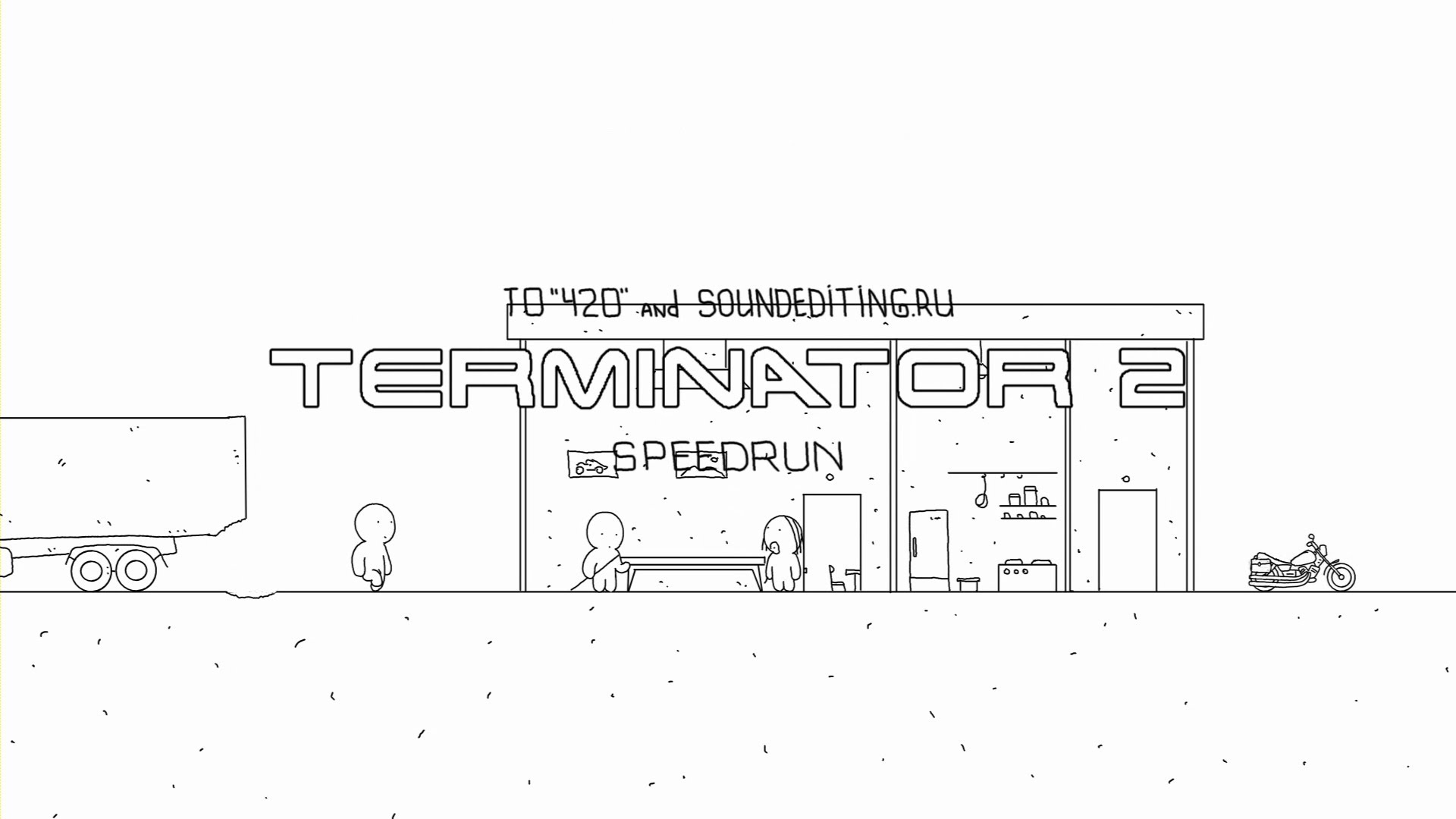Terminator 2 Condensed Into a One-Minute Animated Speedrun