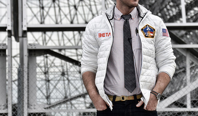 Space Jacket, A NASA-Inspired White Thermal Jacket by Betabrand
