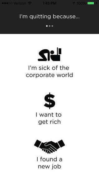 Quit Your Job, An iOS App for Quitting via Text Message