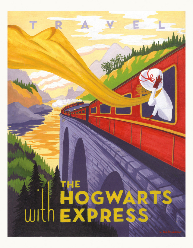 Magical 'Harry Potter' Travel Posters