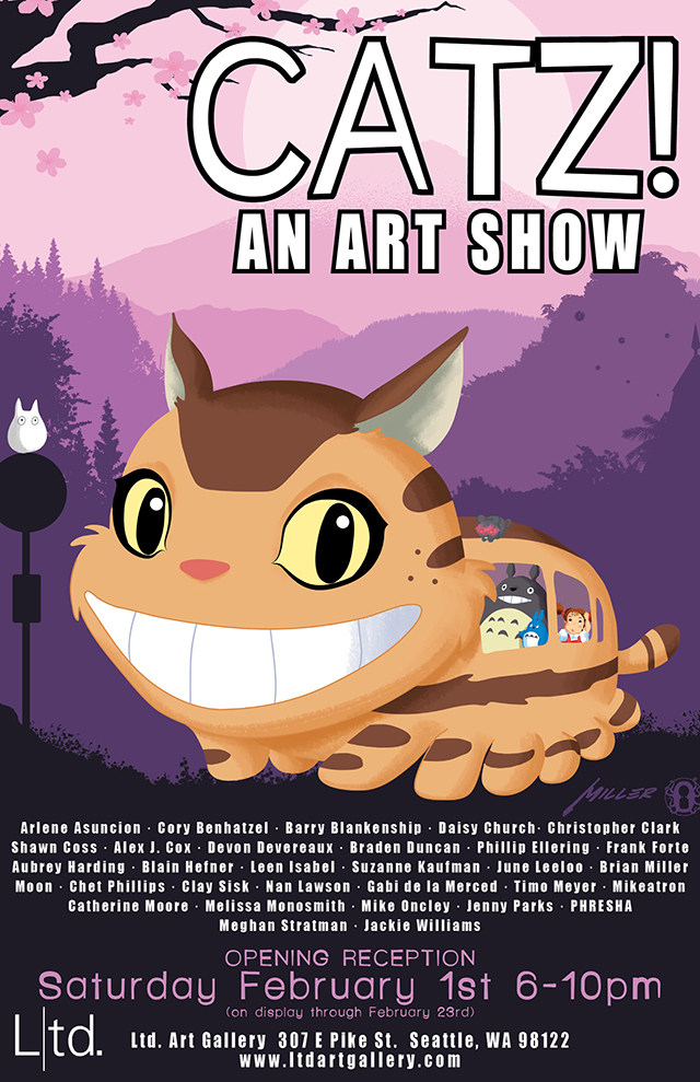 CATZ!, An Art Show Featuring Mashups of Cats and Pop Culture at Ltd ...