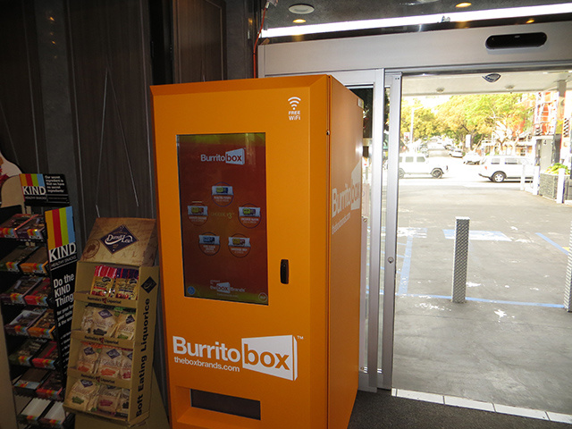 Burrito Box, A Futuristic Vending Machine for Burritos