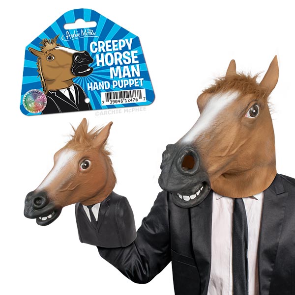 Zombie and Lady Horse Masks, Horse Hooves, and a Creepy Horse Puppet by ...