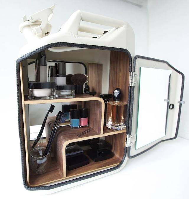 World War II Jerry Cans Transformed Into Bar Cabinets