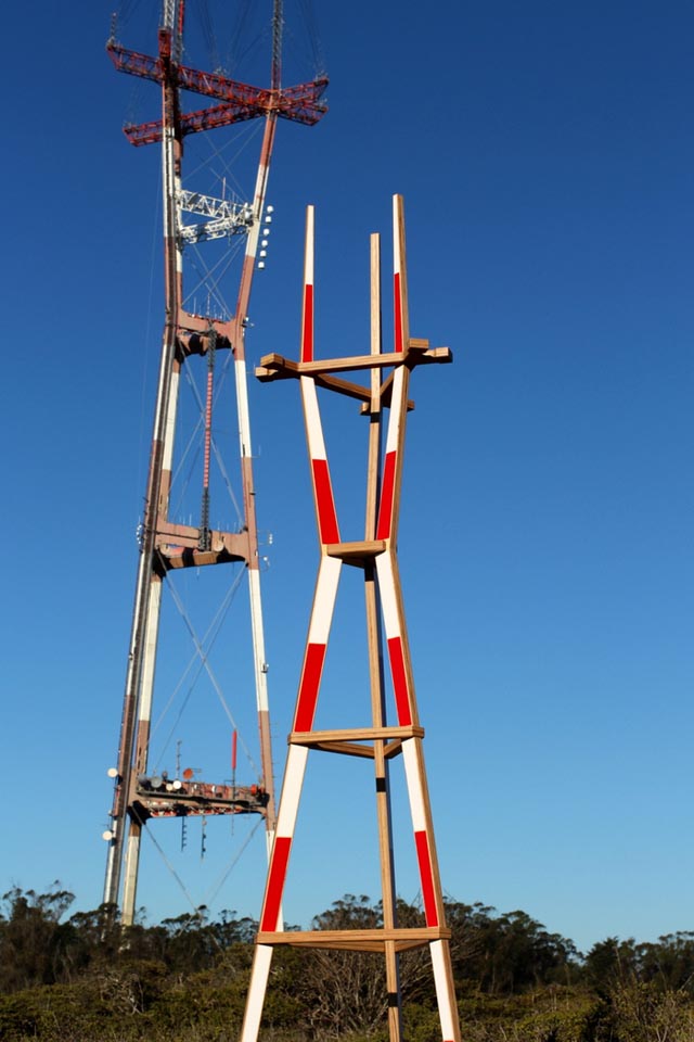 The Sutro Coat Rack, A Wooden Coat Rack Modeled After San Francisco's ...