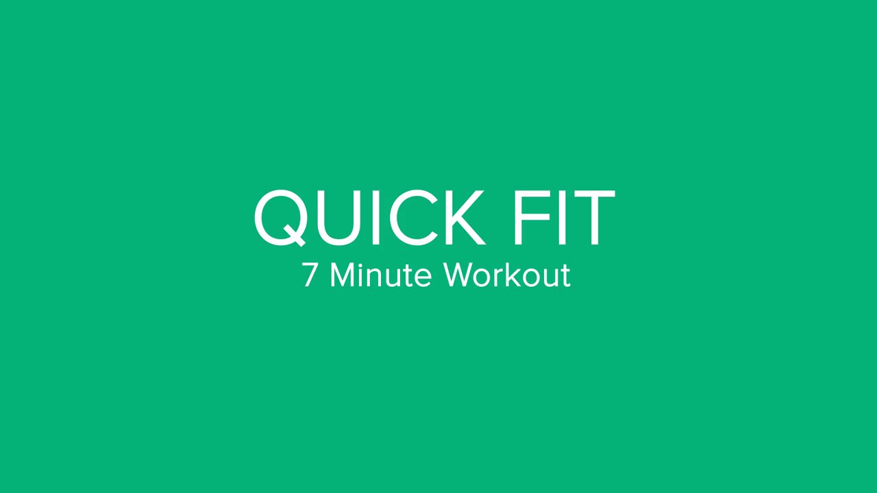 Quick Fit, An App That Lets You Do the Scientific 7-Minute Workout ...