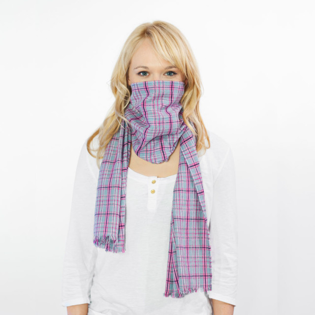 The Scough, A Stylish Germ and Pollution Filtering Scarf