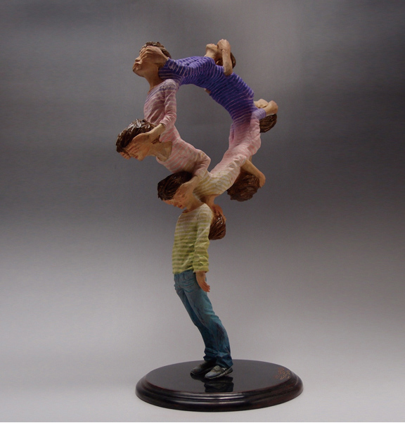 Surreal Fused Figure Sculptures by Yoshitoshi Kanemaki