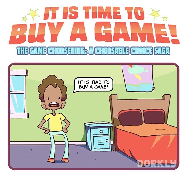 A Choose-Your-Own-Adventure Comic About Buying Video Games by Dorkly