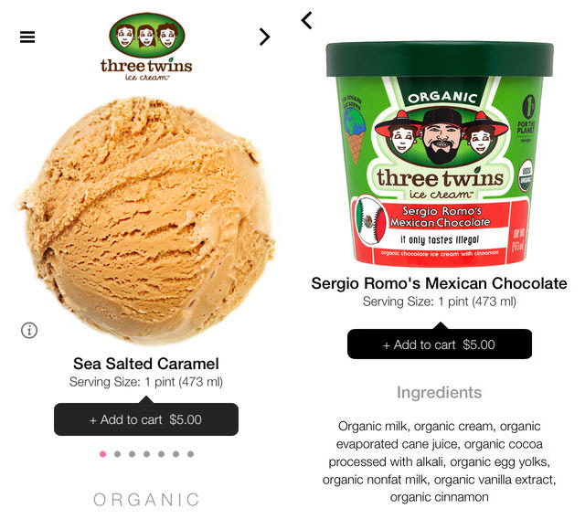 Ice Cream Life, A Three Twins Ice Cream Delivery App for San Francisco