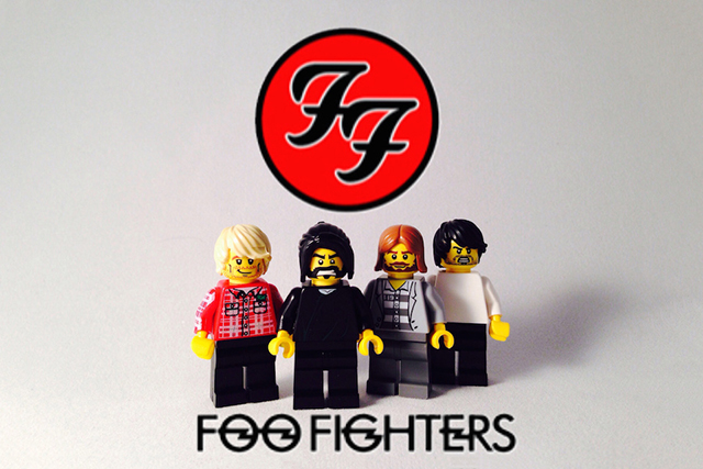 Famous Bands Recreated in LEGO