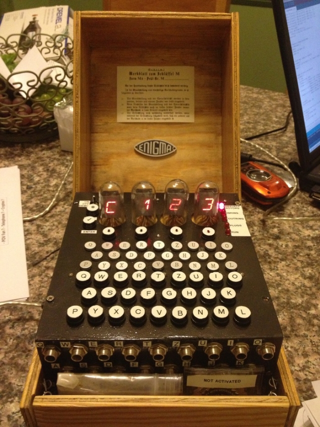 The Open Enigma Project, An Open Source Replica of an Enigma Message-Encoding Machine