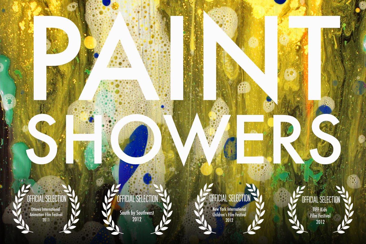 Paint Showers, A Colorful Stop Motion Animation Featuring Storms of Paint