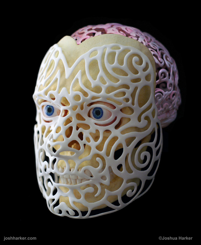 21st Century Self-Portrait, A 3D-Printed Self-Portrait Mask by Joshua ...