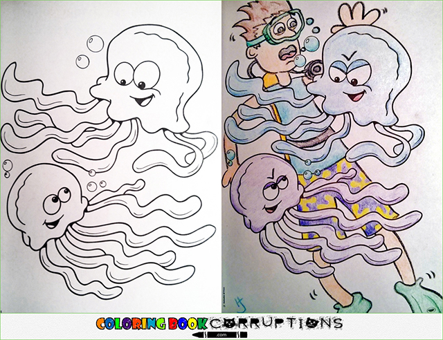 Coloring Book Corruptions, Innocent Children's Coloring Book Pages ...