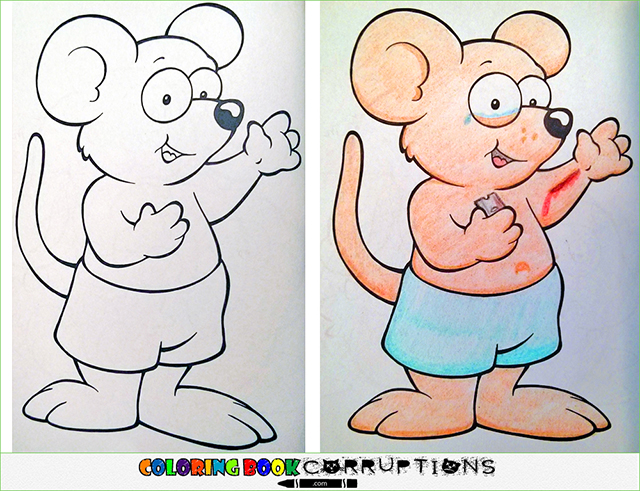 Coloring Book Corruptions, Innocent Children's Coloring Book Pages ...