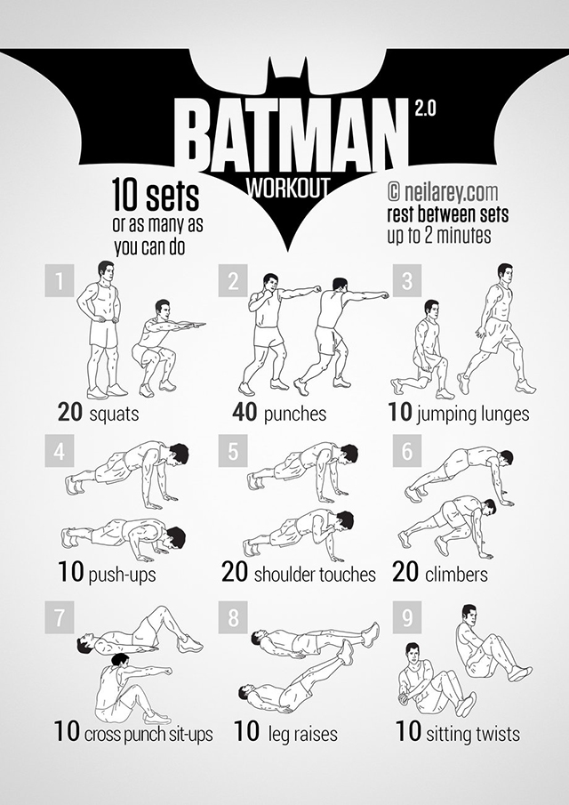 Visual Workout Posters Inspired by Popular Movies, TV Shows, and Video ...
