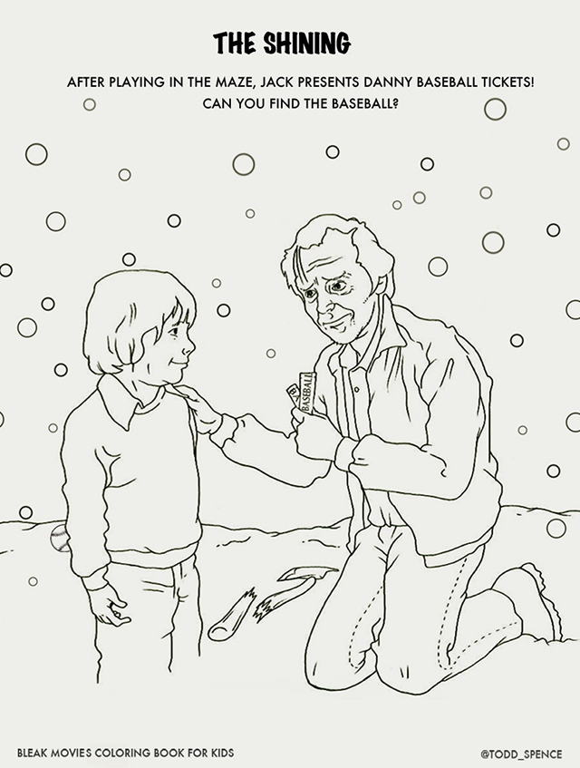 The 'Bleak Movies Coloring Book for Kids' Gives R-Rated Films a ...