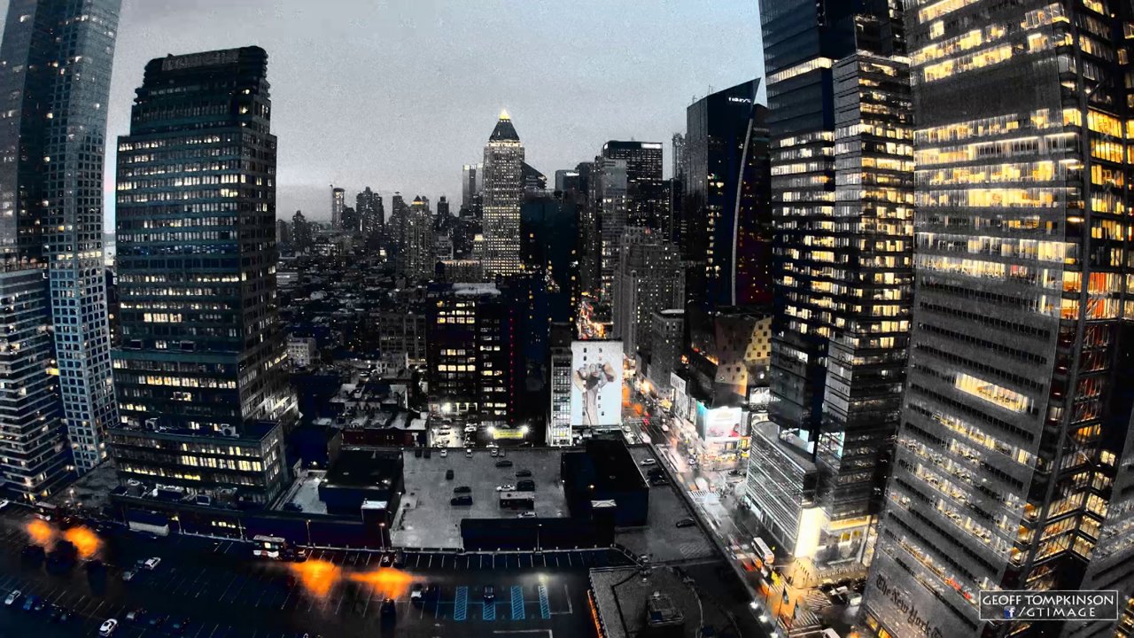 'New York Noir', A Color-Treated Hyper-Lapse Tour of New York City ...