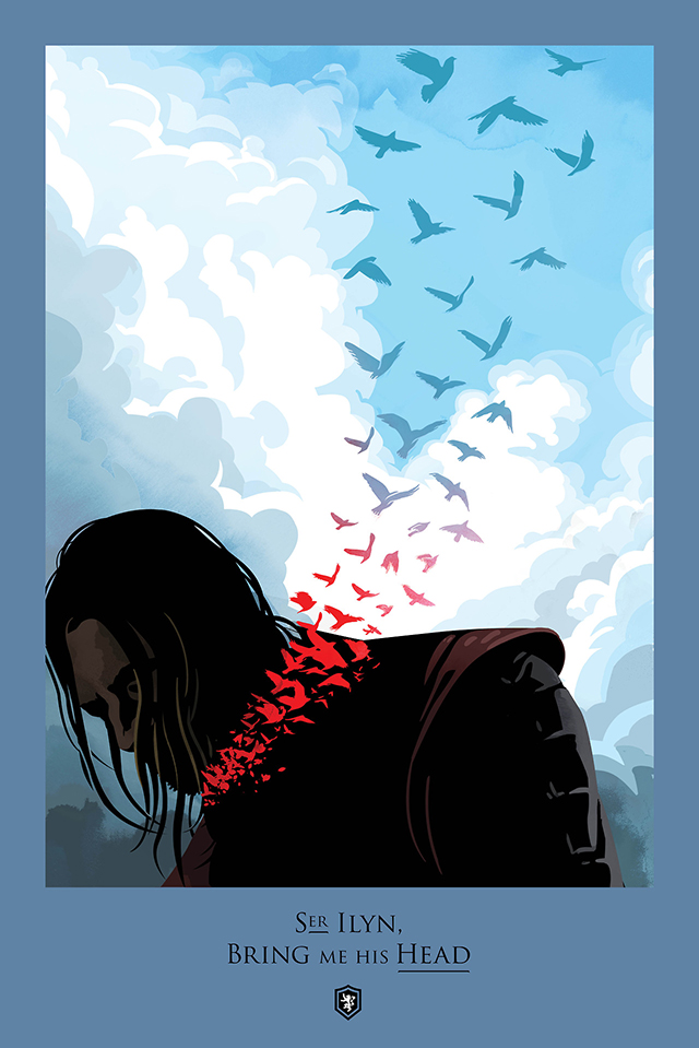 Beautiful Death, Episodic 'Game of Thrones' Illustrations Showing ...