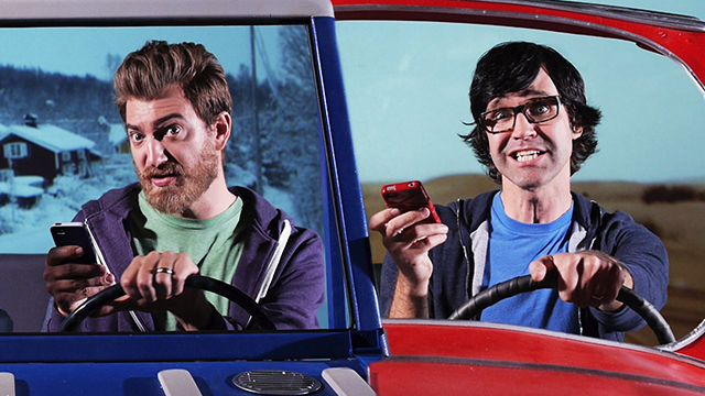 Rhett & Link Face Off in a Rap Battle About Texting and Driving in 'I'm ...