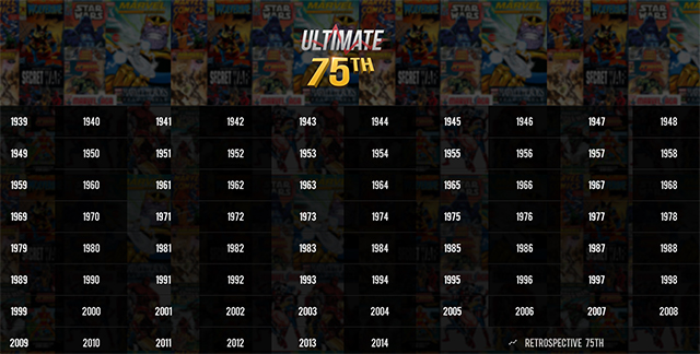 Ultimate 75th, An Interactive Digital Timeline for Marvel’s 75th ...