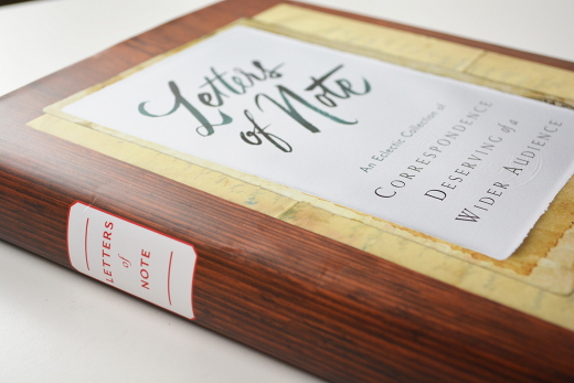 U.S. Edition of 'Letters of Note' Book, A Collection of Historical ...