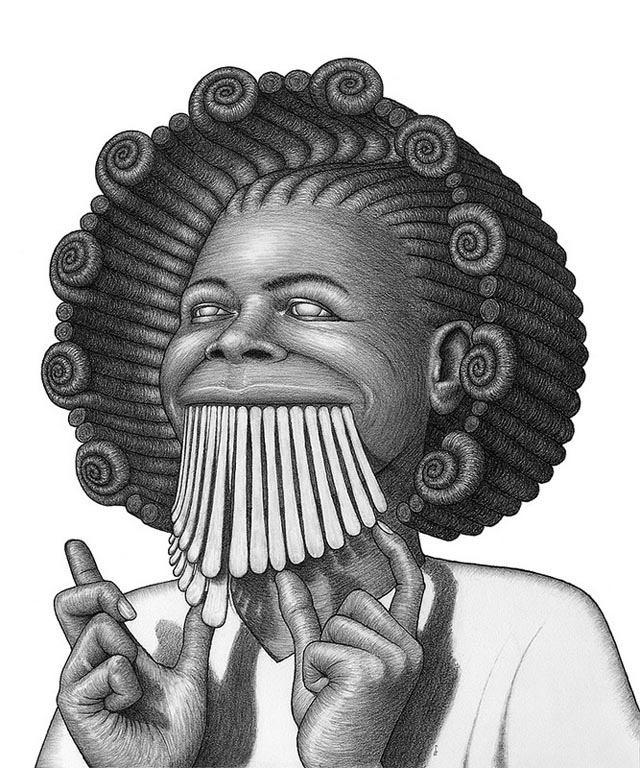 Musical Anatomy, Drawings of Musical Instruments Reimagined as Body Parts