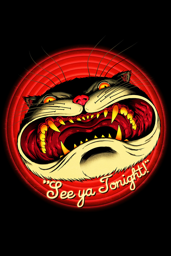 A Series of Creepy Illustrations of 'Looney Tunes' Cartoons