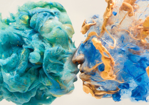 Destruction/Creation, Digital Illustrations of Human Figures Emerging ...