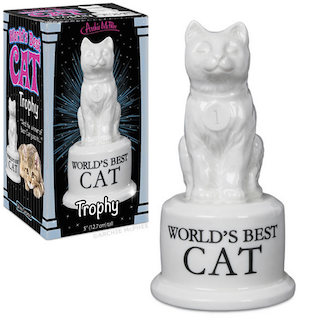 World's Best Cat Trophy By Archie McPhee