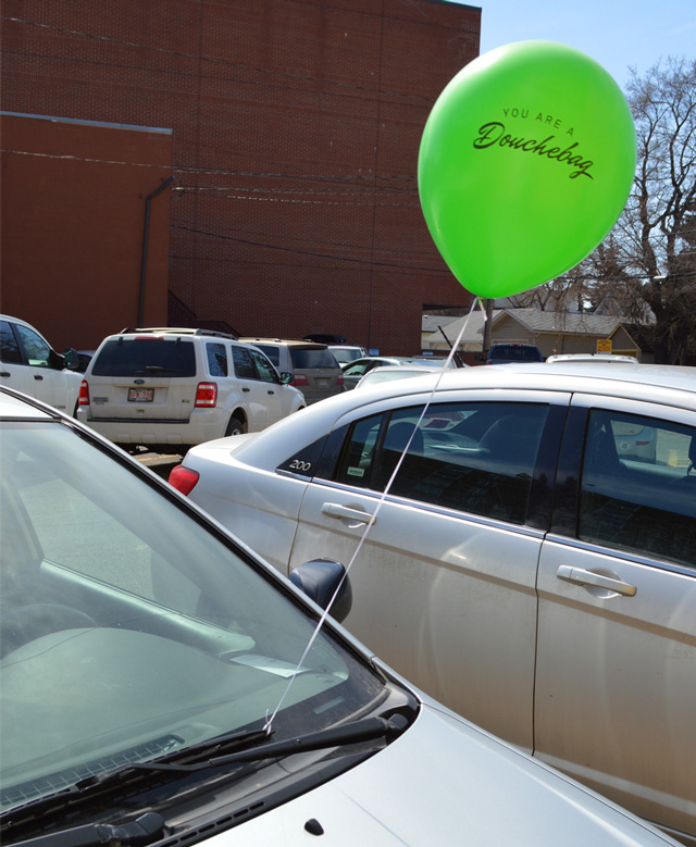 Jerk Balloons, Novelty Balloons with Mean-Spirited Messages