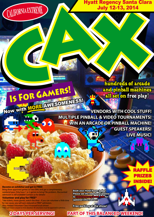 California Extreme 2014, A Celebration of Coin-Operated Arcade Games in ...