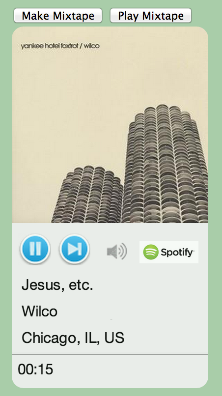 Roadtrip Mixtape, A Web App That Creates a Spotify Playlist Featuring ...